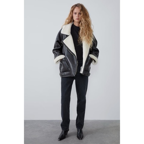 Zara | Jackets & Coats | Zara Oversized Doublefaced Jacket | Poshmark